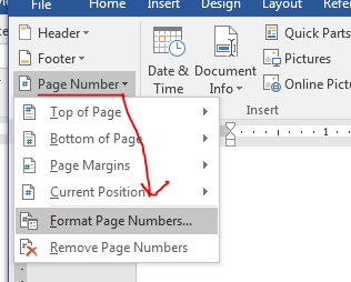 Fixing the number and style